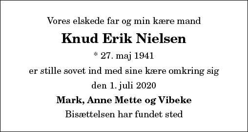 Dødsannonce for Knud Erik Nielsen | Nordjyske.dk