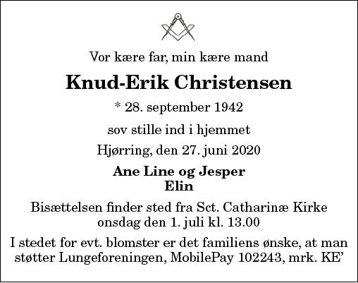 Dødsannonce for Knud-Erik Christensen | Nordjyske.dk