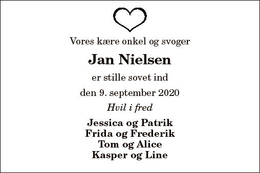 Dødsannonce for Jan Nielsen | Nordjyske.dk