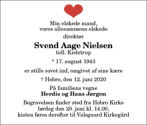 Dødsannonce for Svend Aage Nielsen | Nordjyske.dk